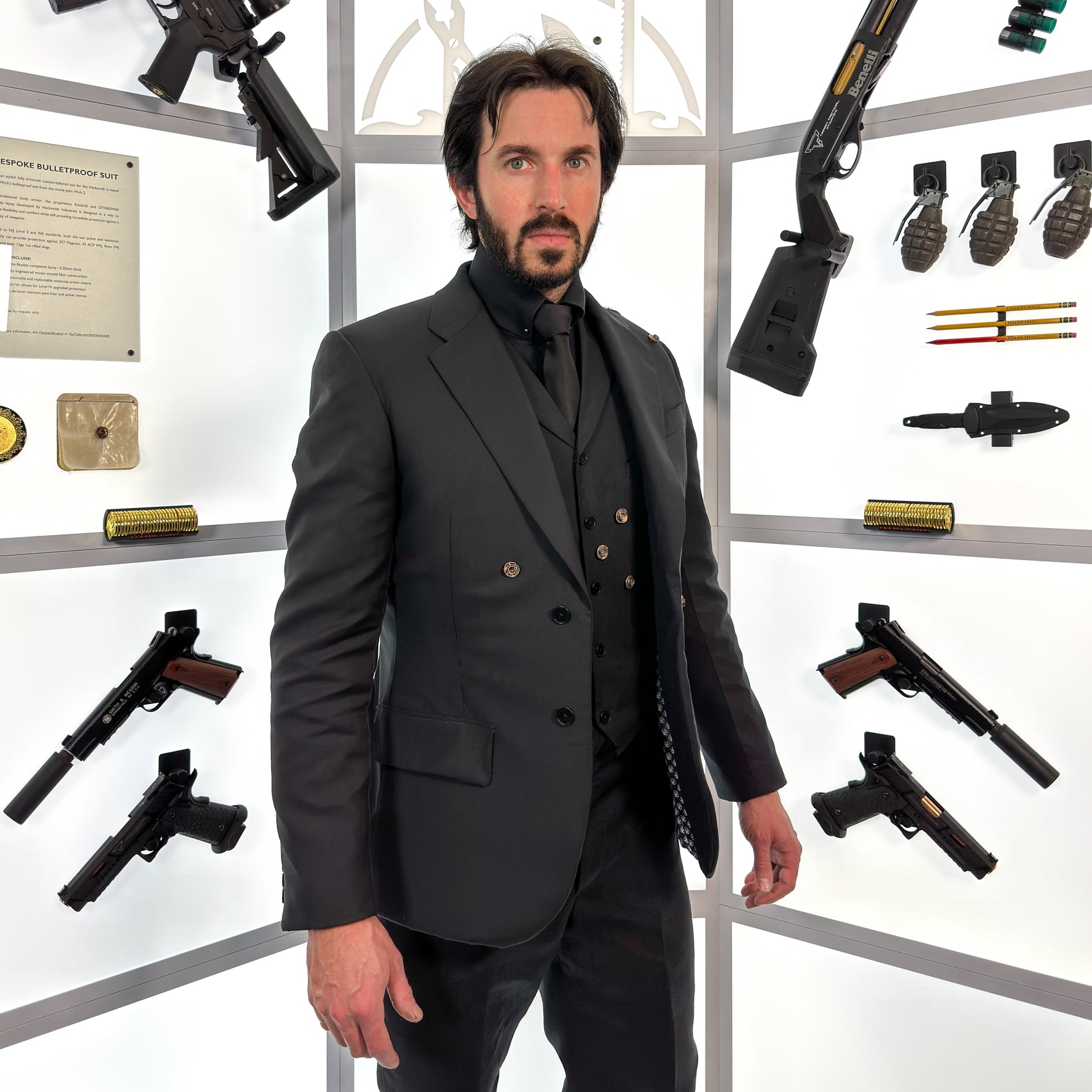 John Wick's "Bulletproof" Suit | Hacksmith.store